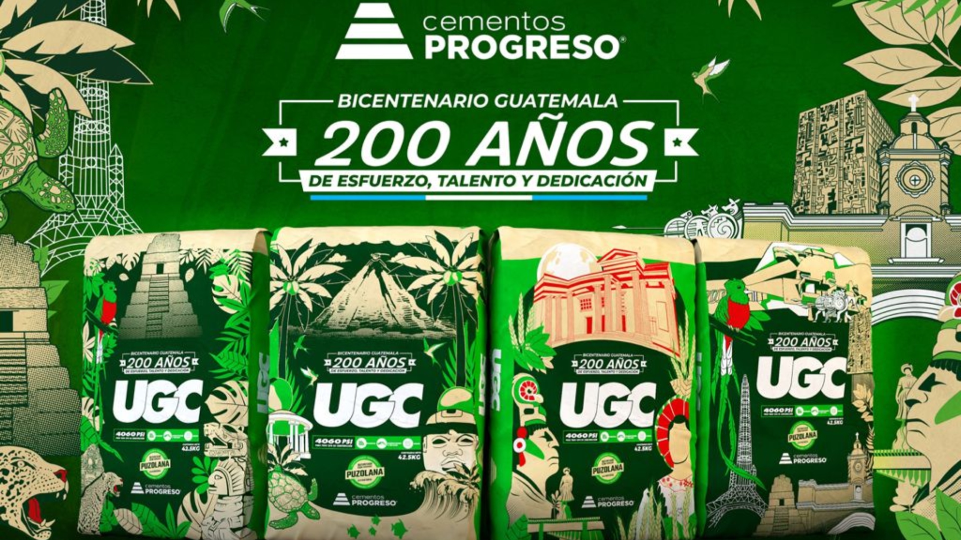 Cementos Progreso junto a UGC presentan Sacos Conmemorativos - Soy Positivo