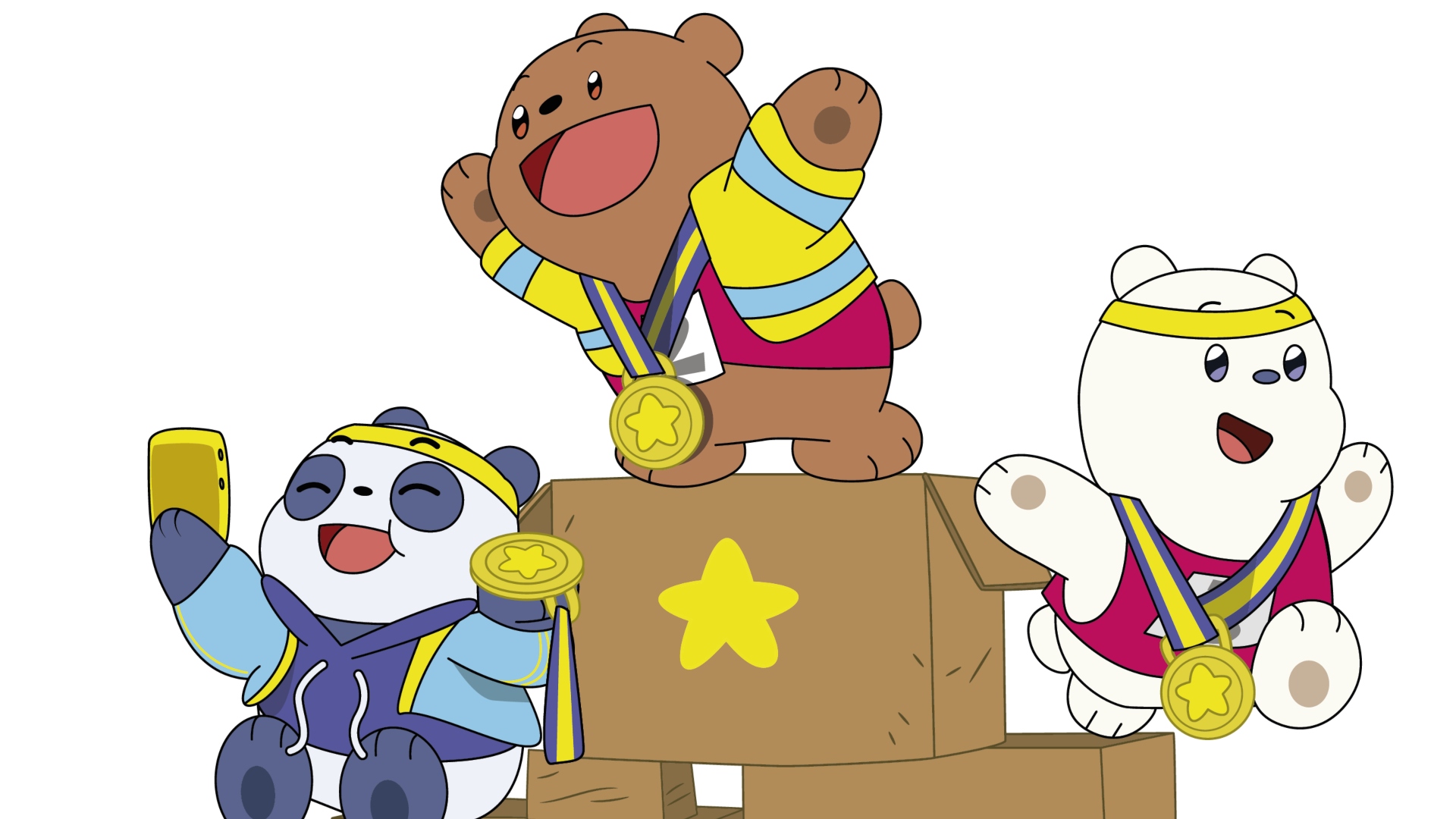 Pardo, Panda y Polar te invitan a la primera carrera Cartoon Network en ...