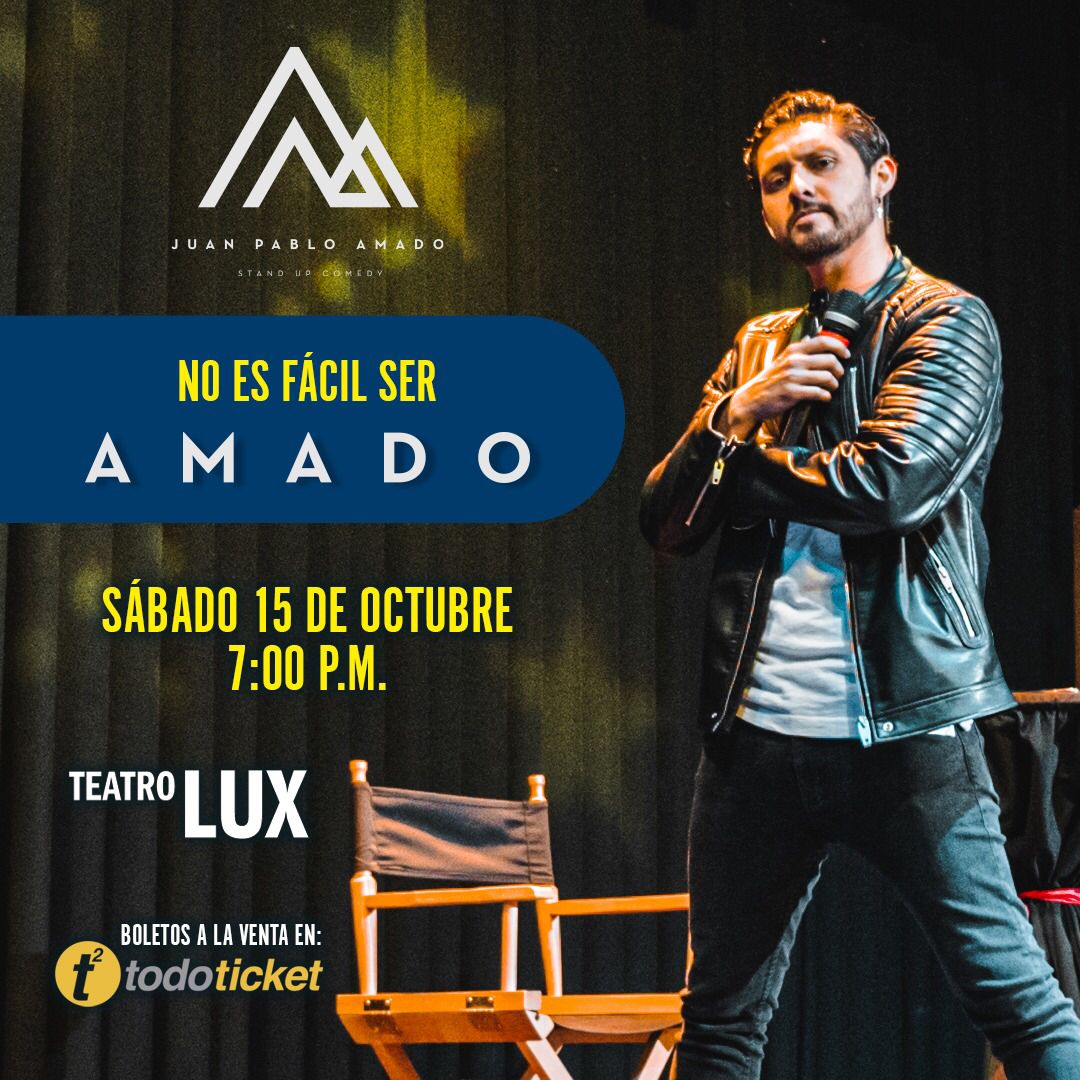 Juan Pablo Amado presenta su show "No es fácil ser Amado" - Soy Positivo