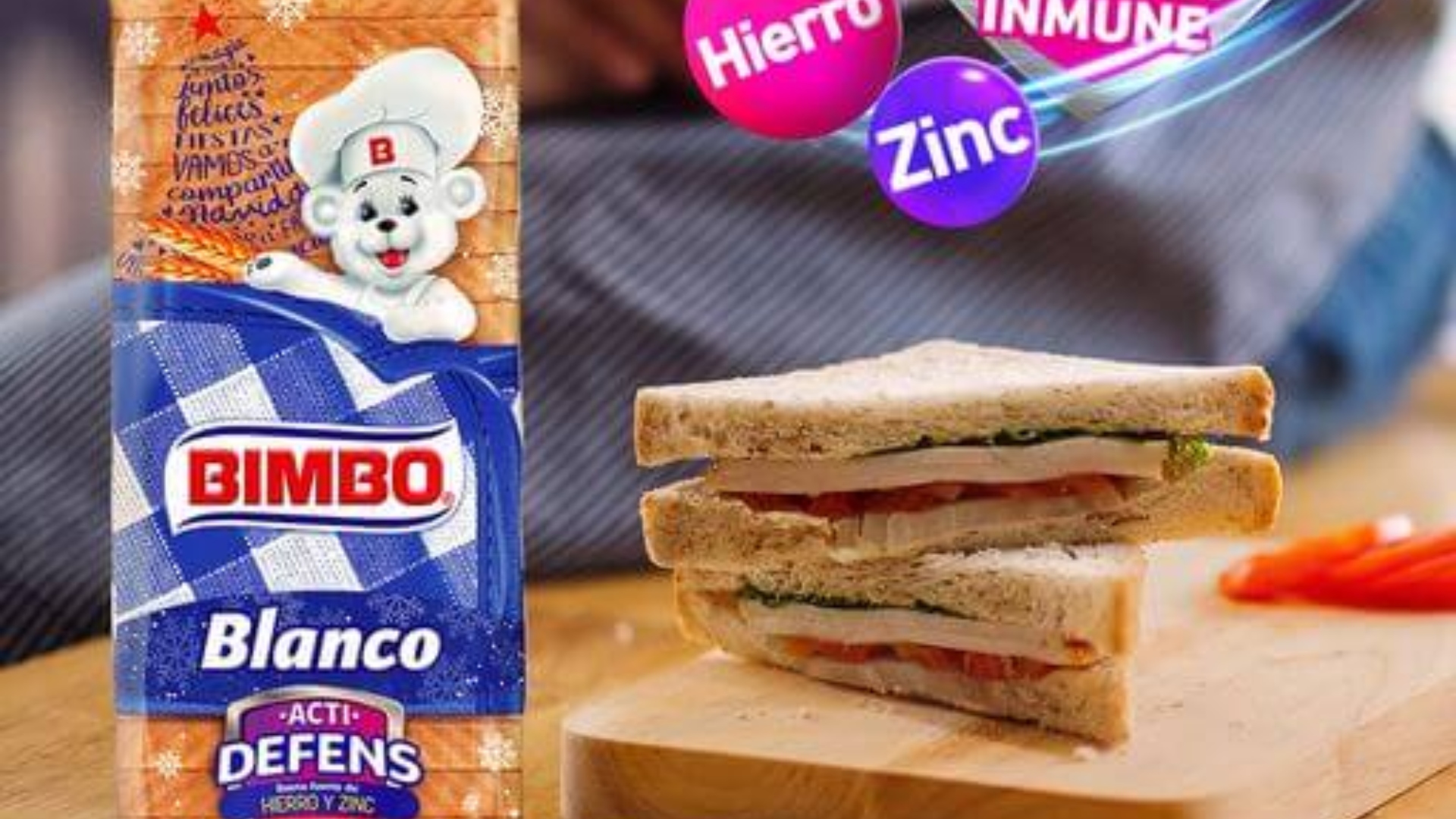 Pan Blanco Bimbo ACTIDEFENS, una nueva fórmula fortificada con zinc y ...